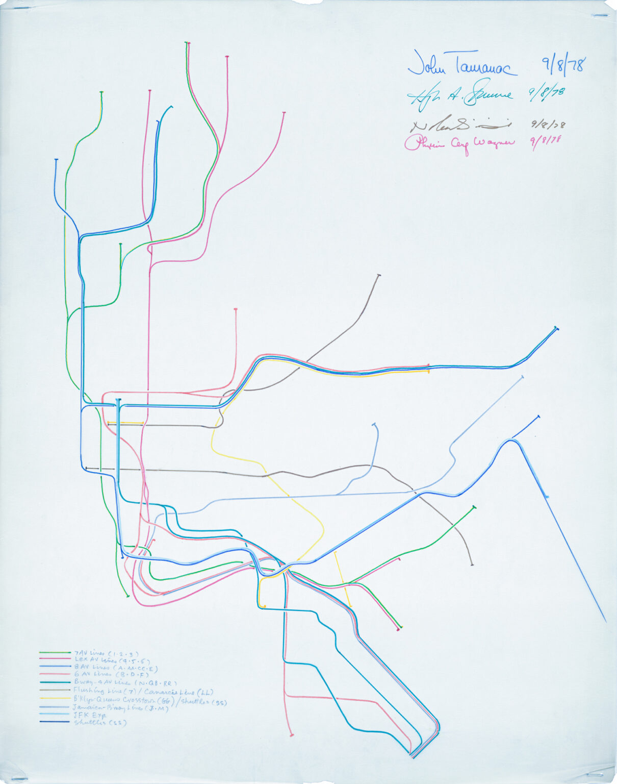 Sculpting Subway Lines – History of the New York City Subway Map