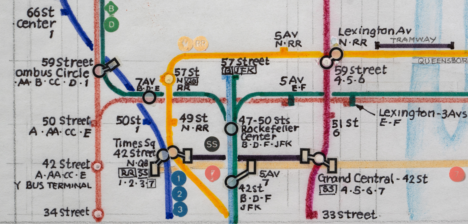 Sculpting Subway Lines – History of the New York City Subway Map