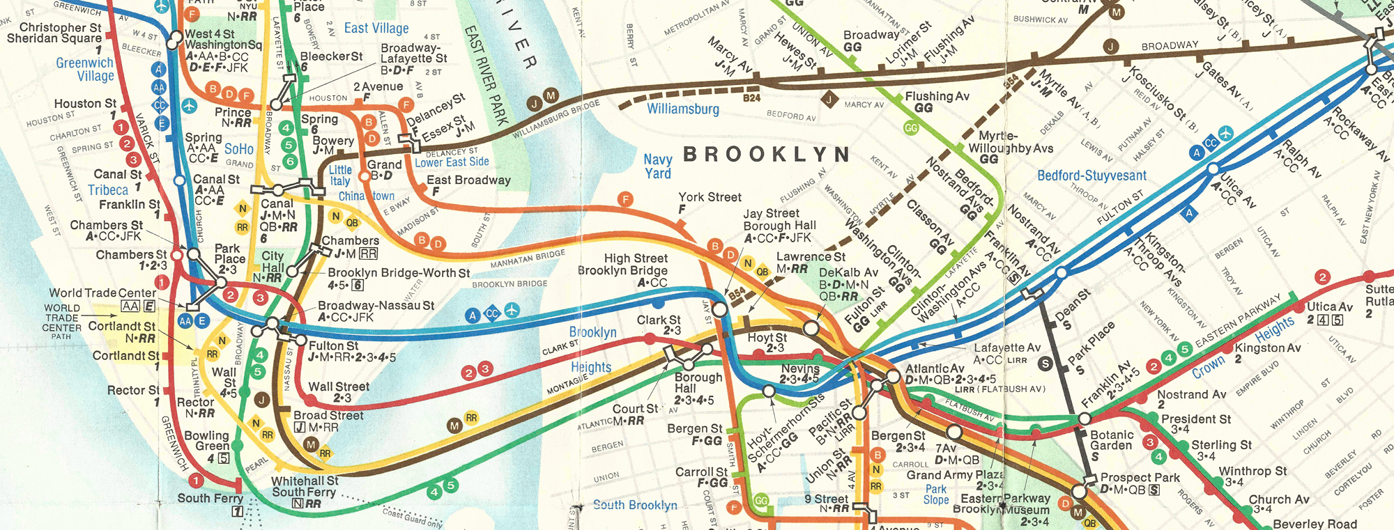 Sculpting Subway Lines – History of the New York City Subway Map